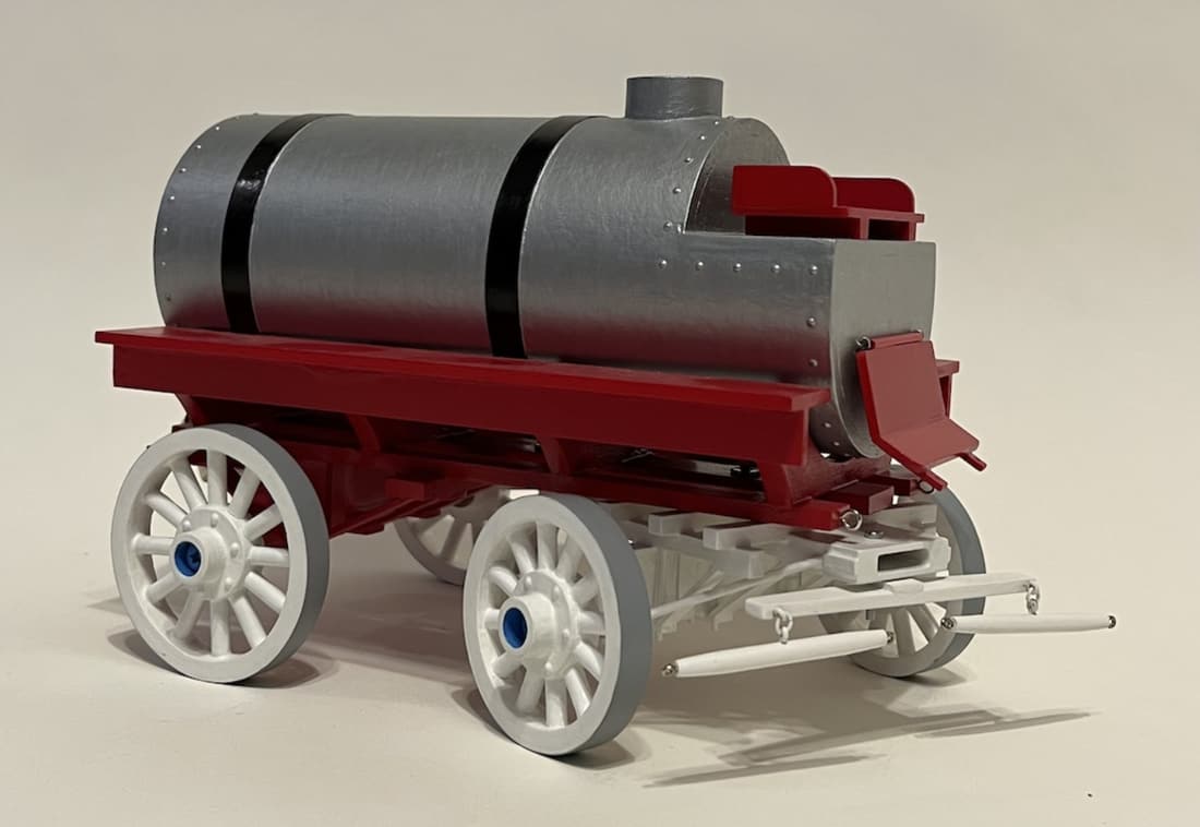 Circus Water Wagon Half-inch-scale Model, Circa 1970's Auction