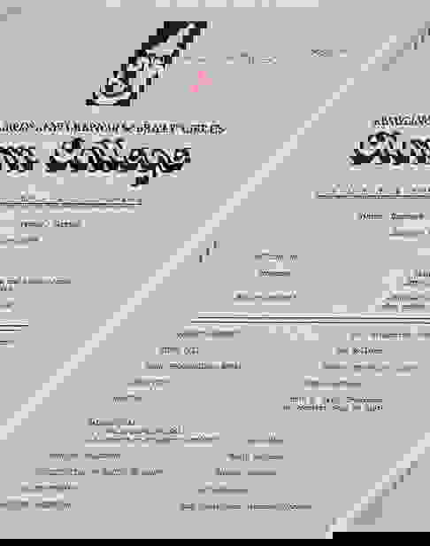 Ringling Clown College - Ballentine Program Auction