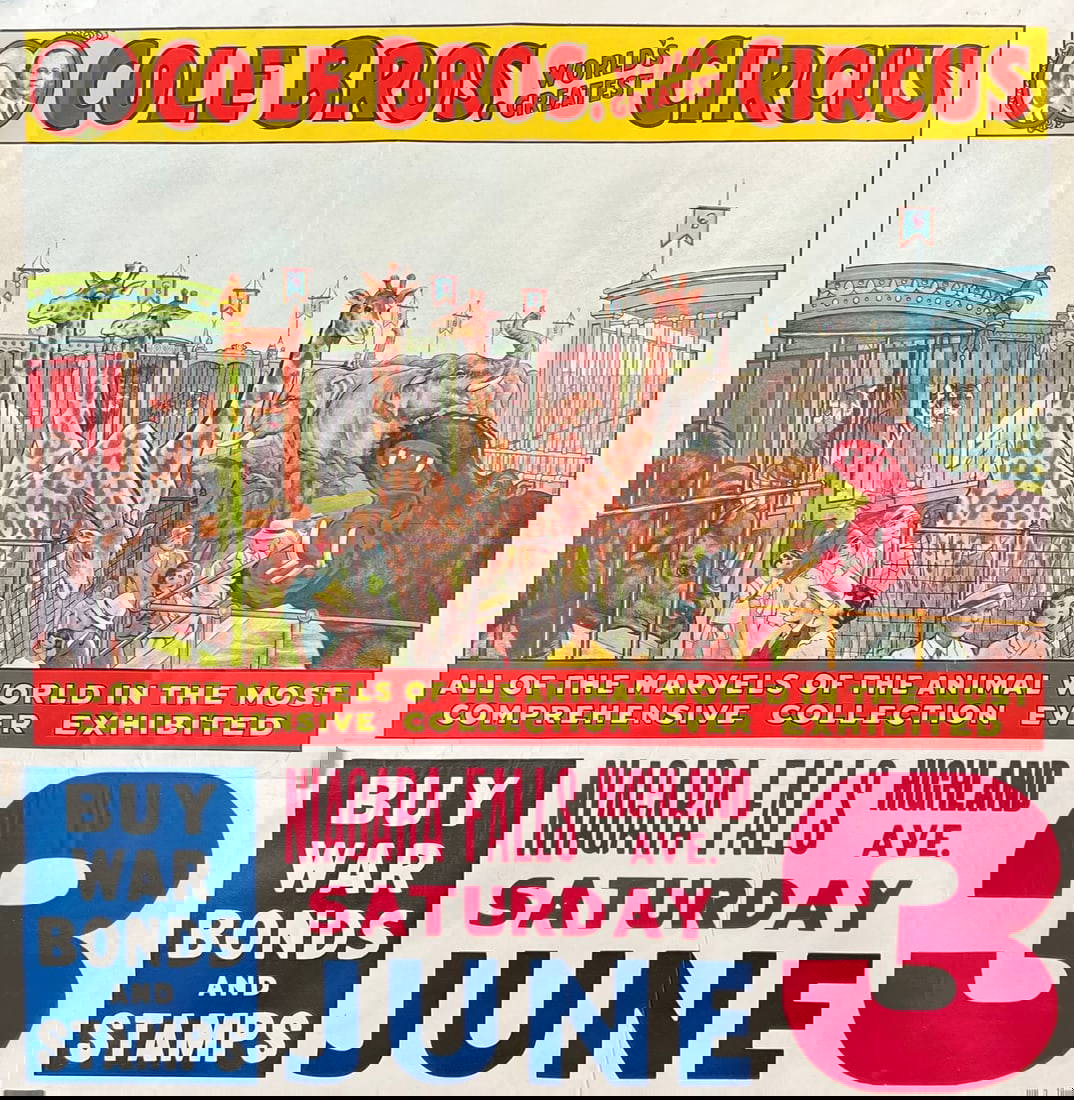 Cole Bros. Circus Poster Auction