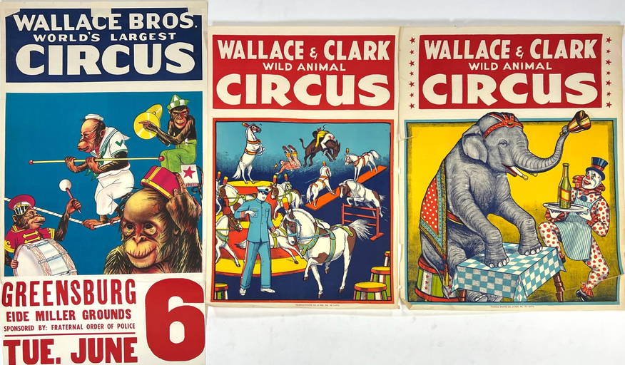 Wallace Bros. Circus Posters