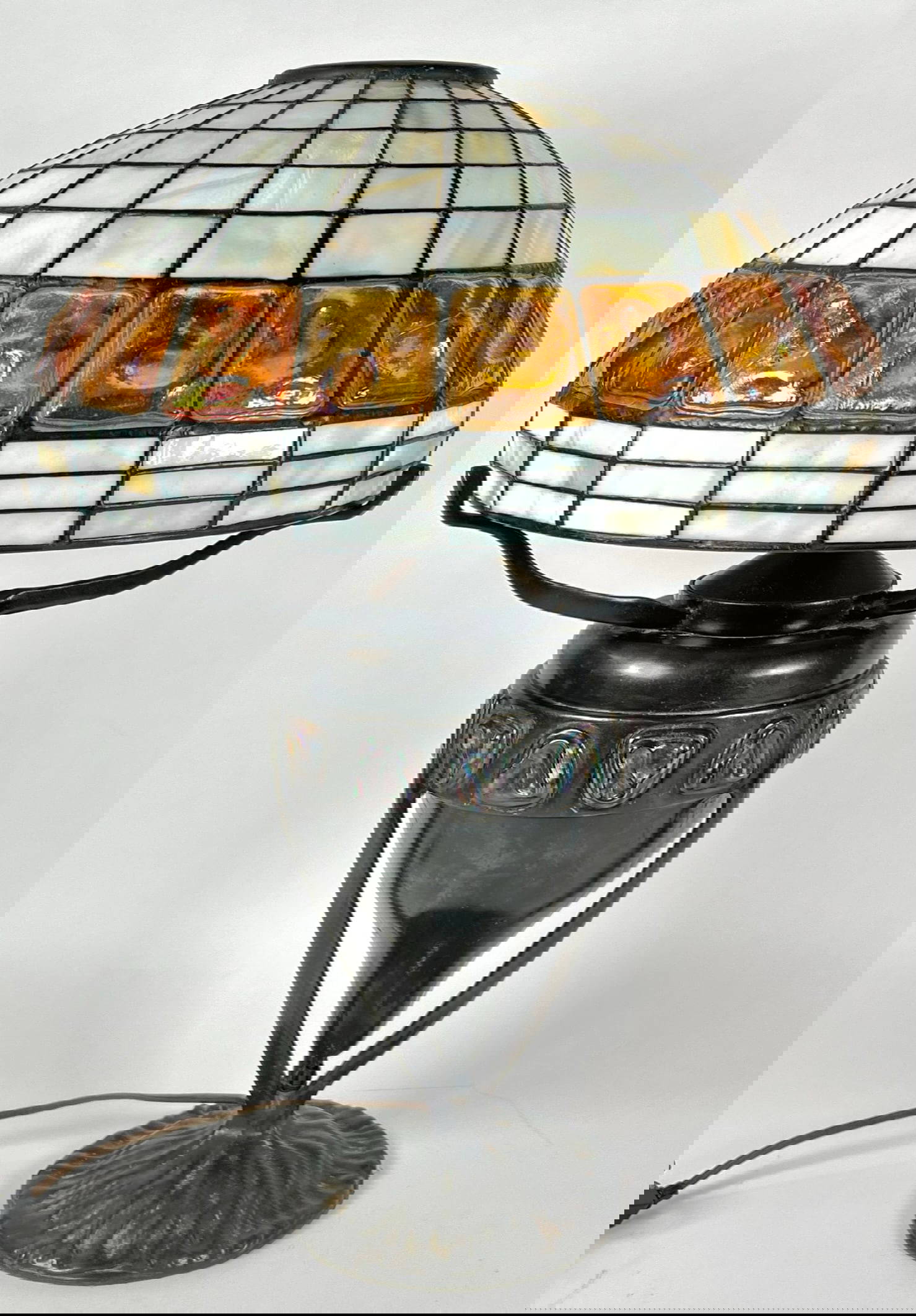 Dale Tiffany Turtleback Lamp Auction