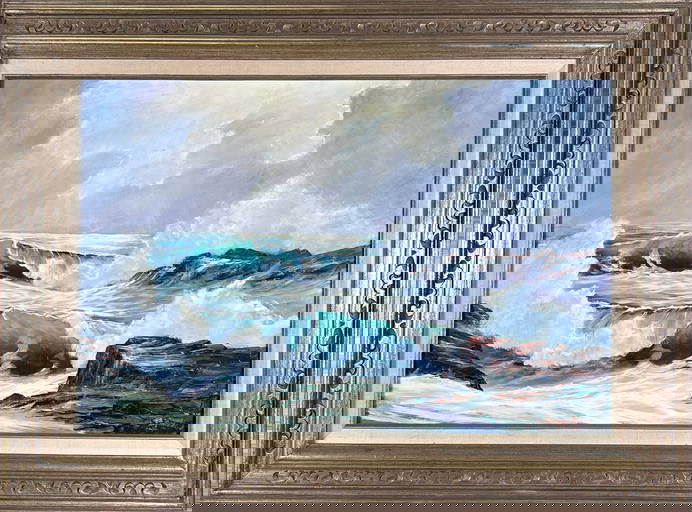 George J. Bleich Seascape Painting