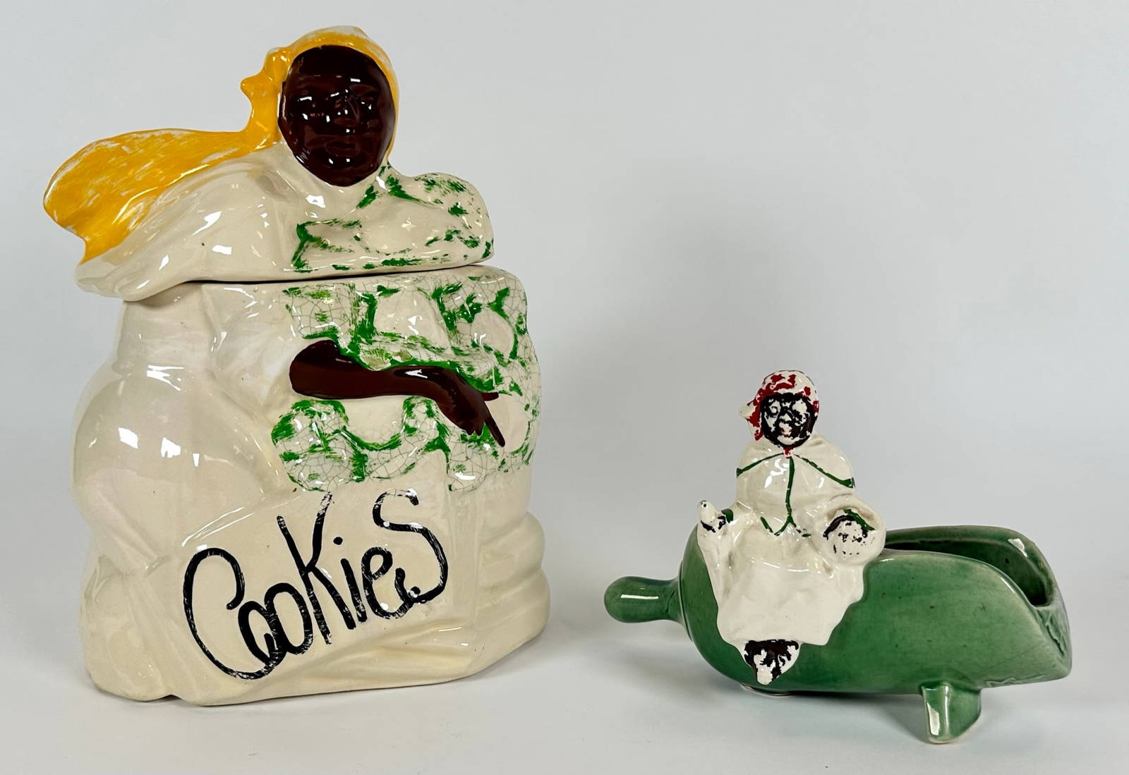 Mccoy Mammy Cookie Jar And Scoop Auction