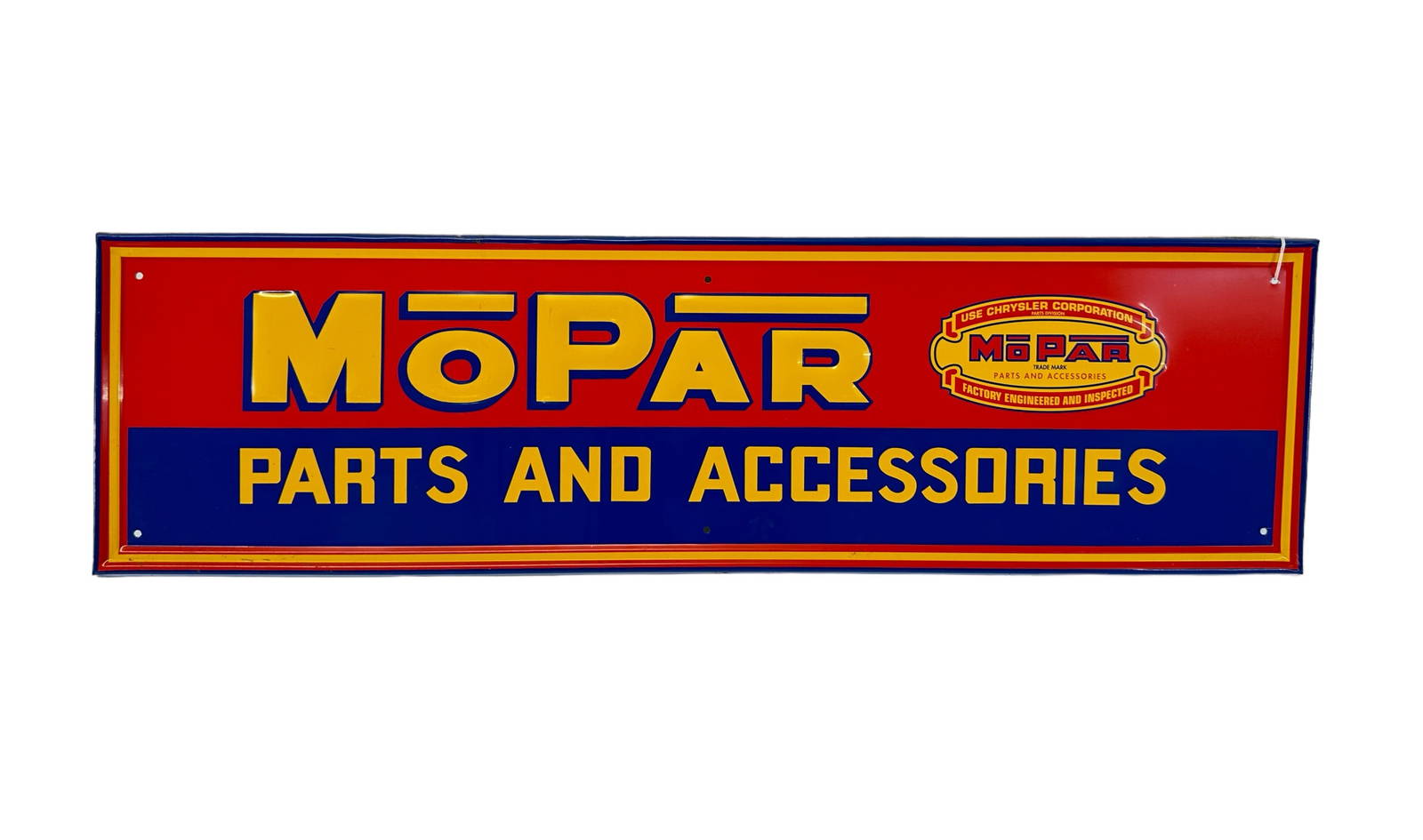 Mopar Parts And Accessories Sign Auction