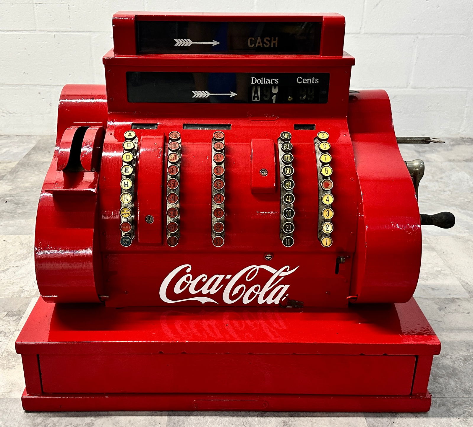 Coca-cola National Cash Register Auction