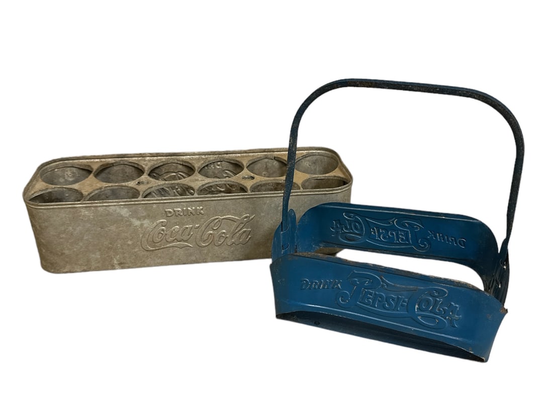 Coca-cola Pepsi-cola Bottle Carriers Auction