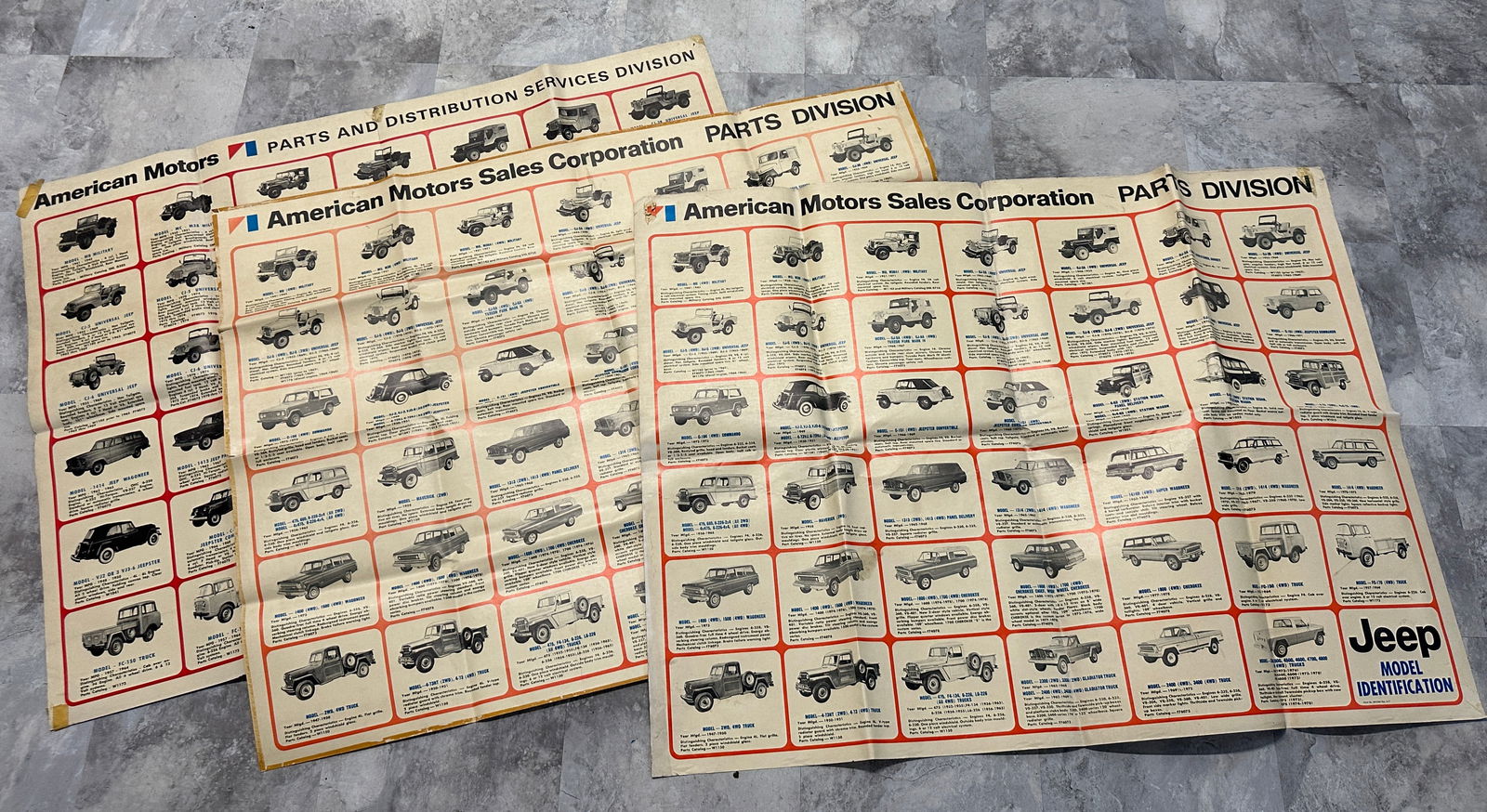 Amc Jeep Model Identification Posters Auction