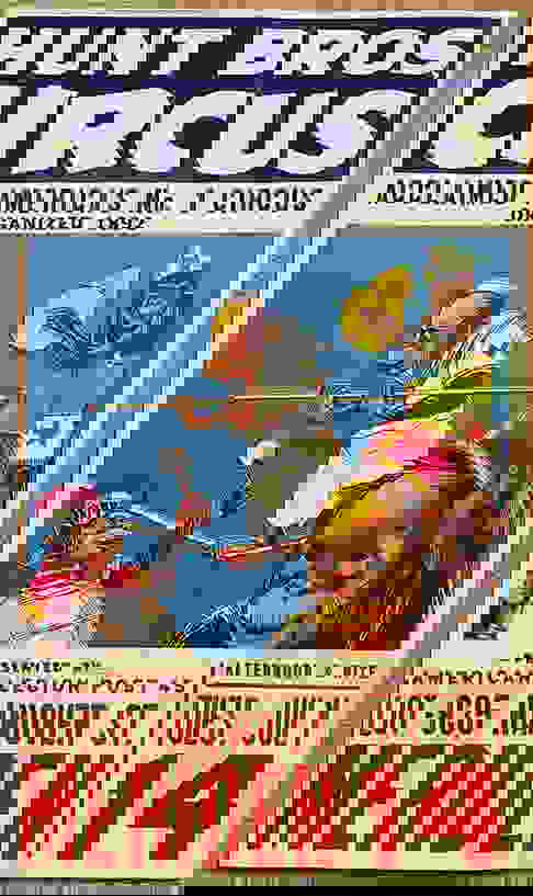 Hunt Bros Circus Poster Auction