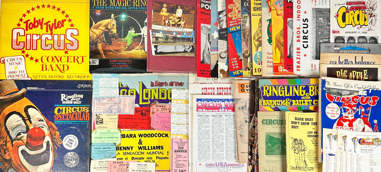 Hope Ray Circus Books & Ephemera Auction