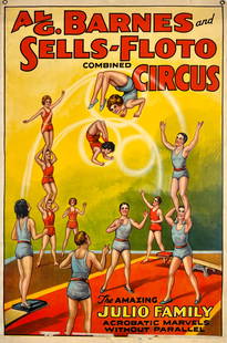 Al G. Barnes - Sells Floto Circus Scrapbook Auction