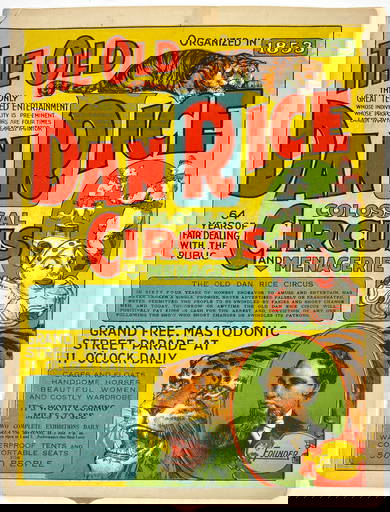 1918 Dan Rice Circus Courier