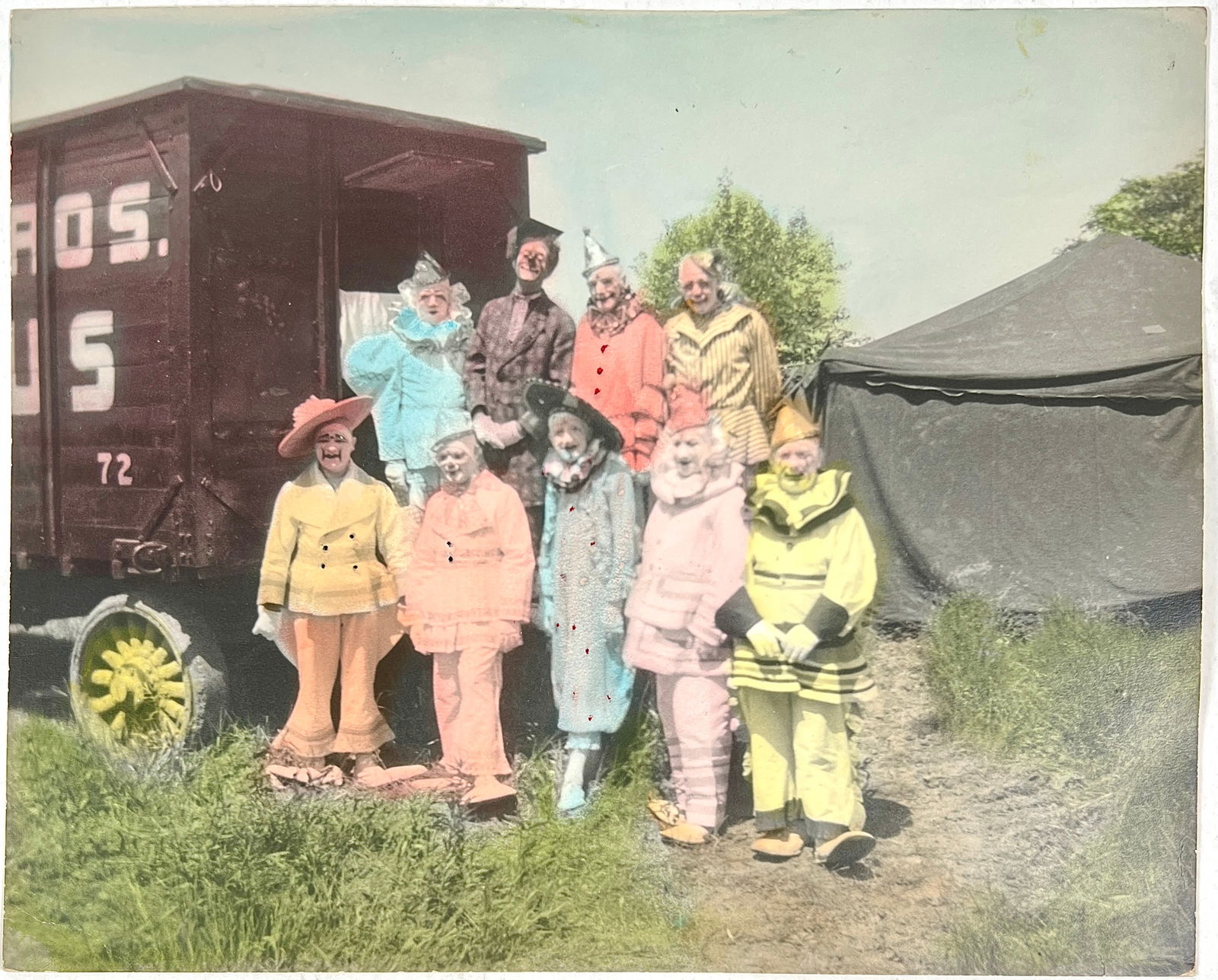 Colorized Cole Bros. Circus Photograph Auction