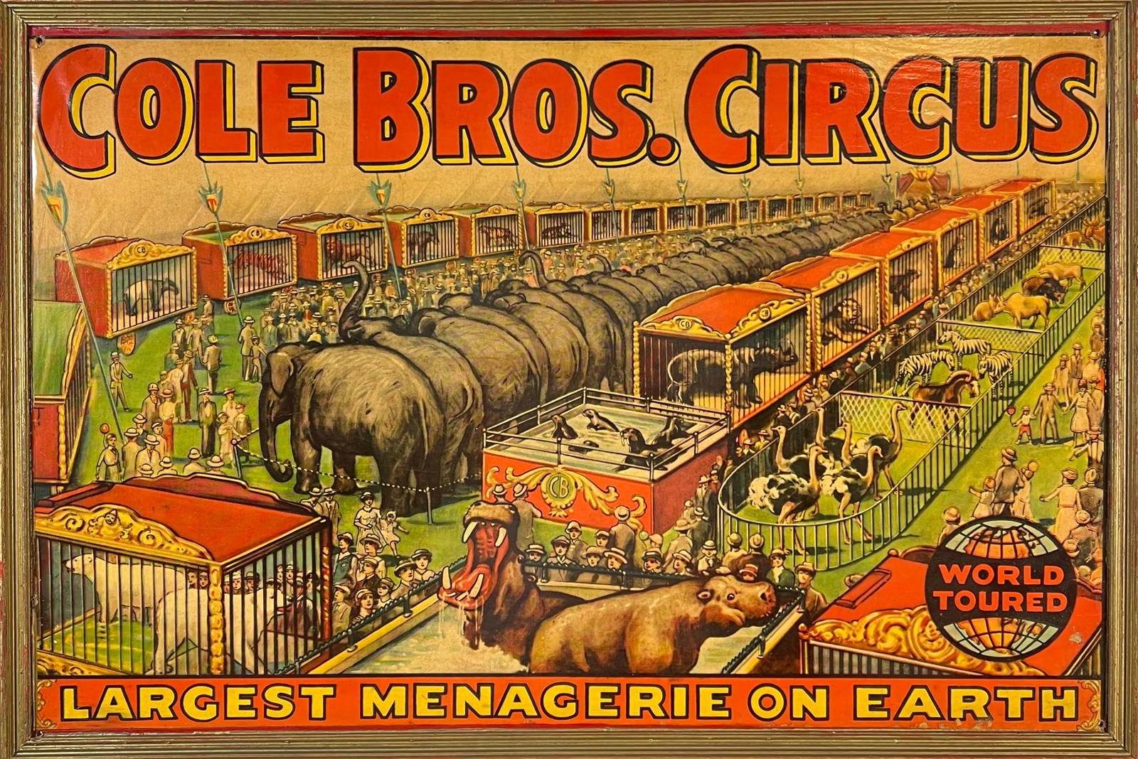 Cole Bros. Circus Poster Auction