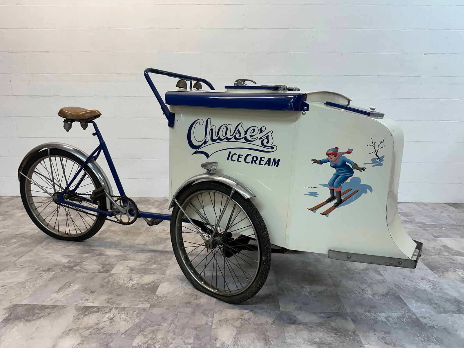 Acorn Style Ice Cream Pedal Cart Auction