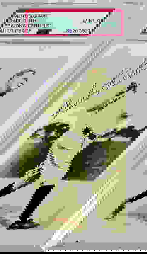 Babe Ruth Psa/dna Autograph Photograph Auction