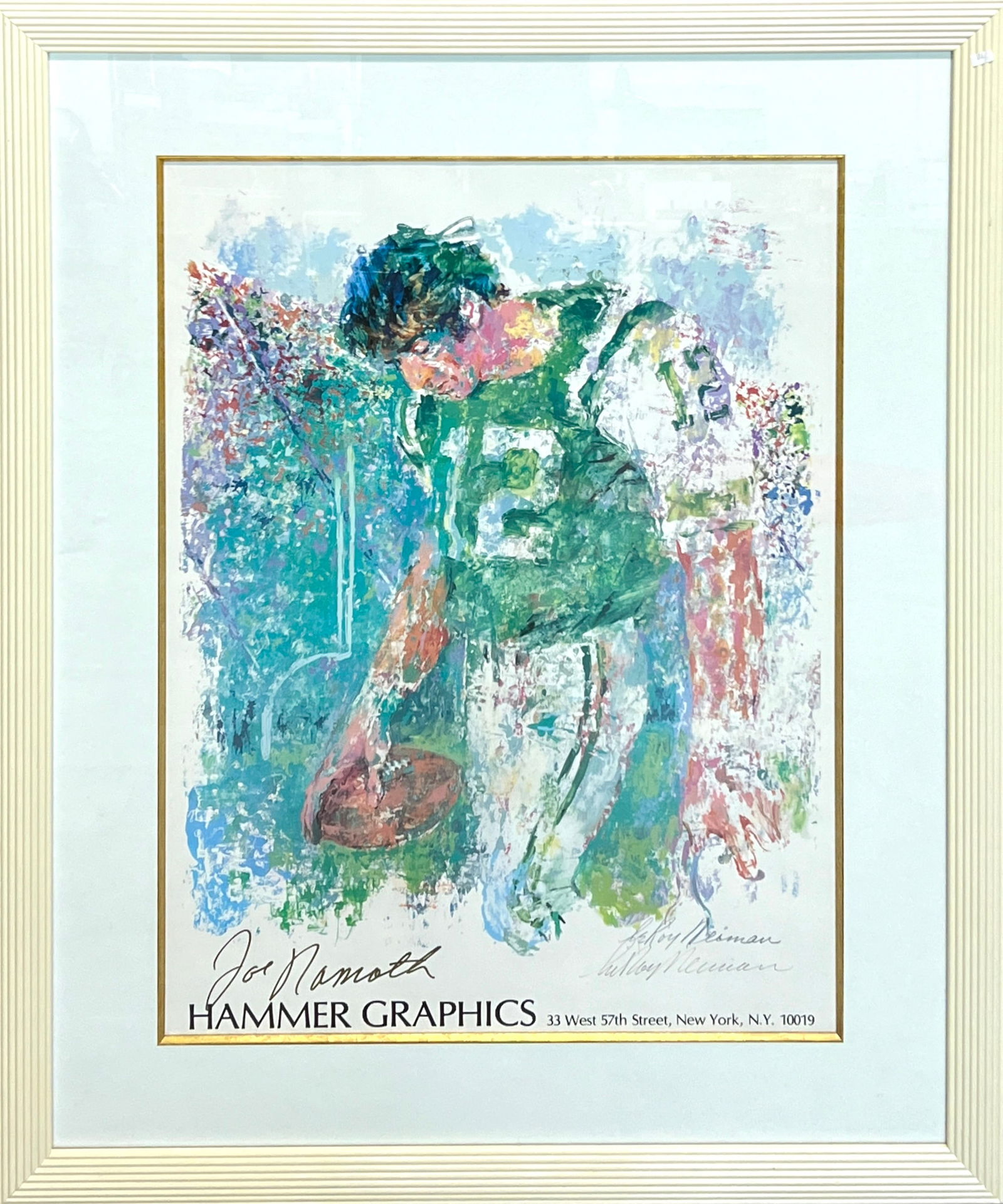 Leroy Neiman - Joe Namath Auction
