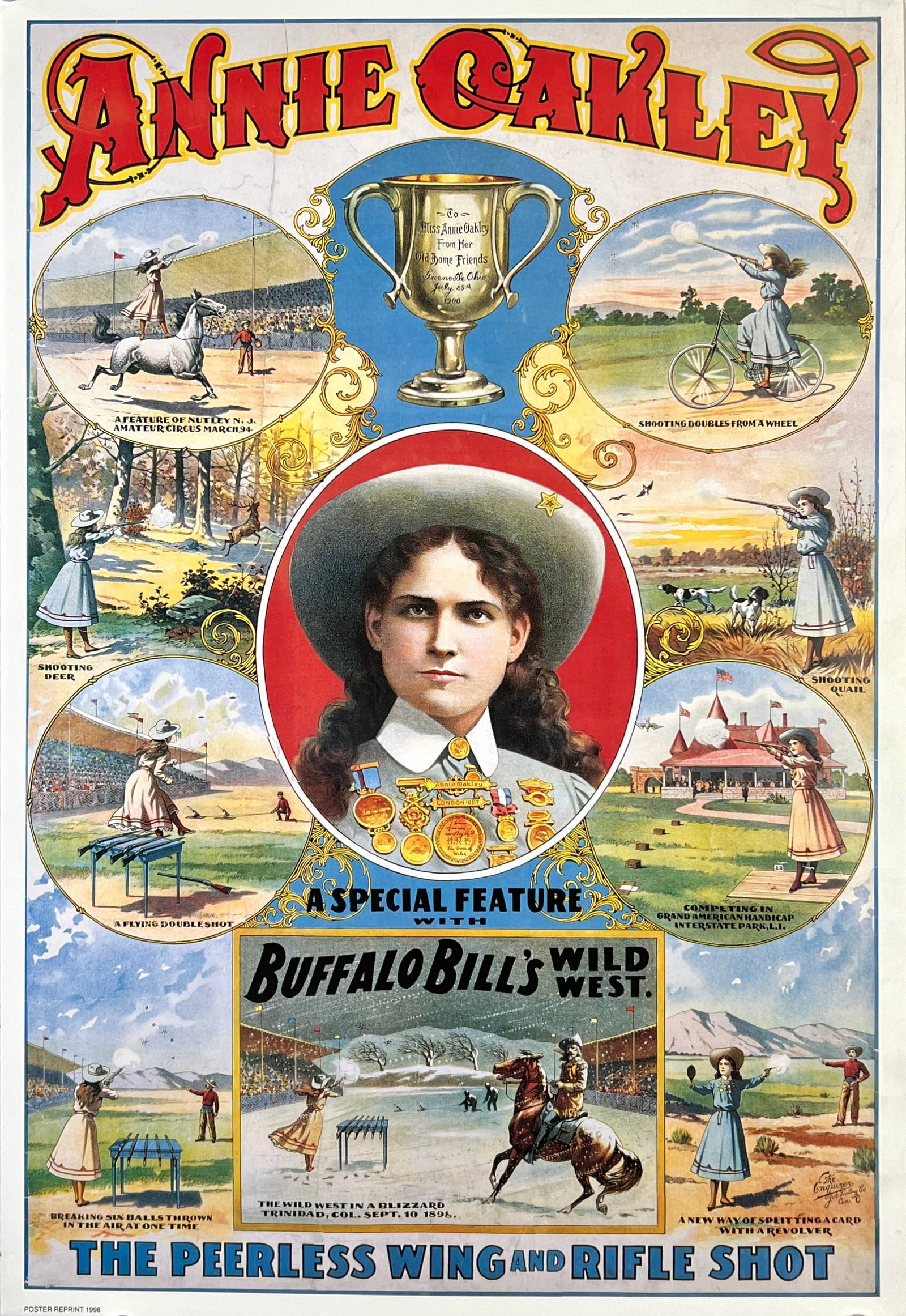 Annie Oakley Buffalo Bill's Wild West Poster Auction