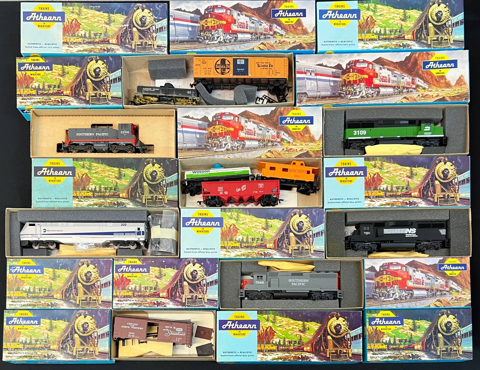 Athearn Ho Scale Model Train Collection Auction