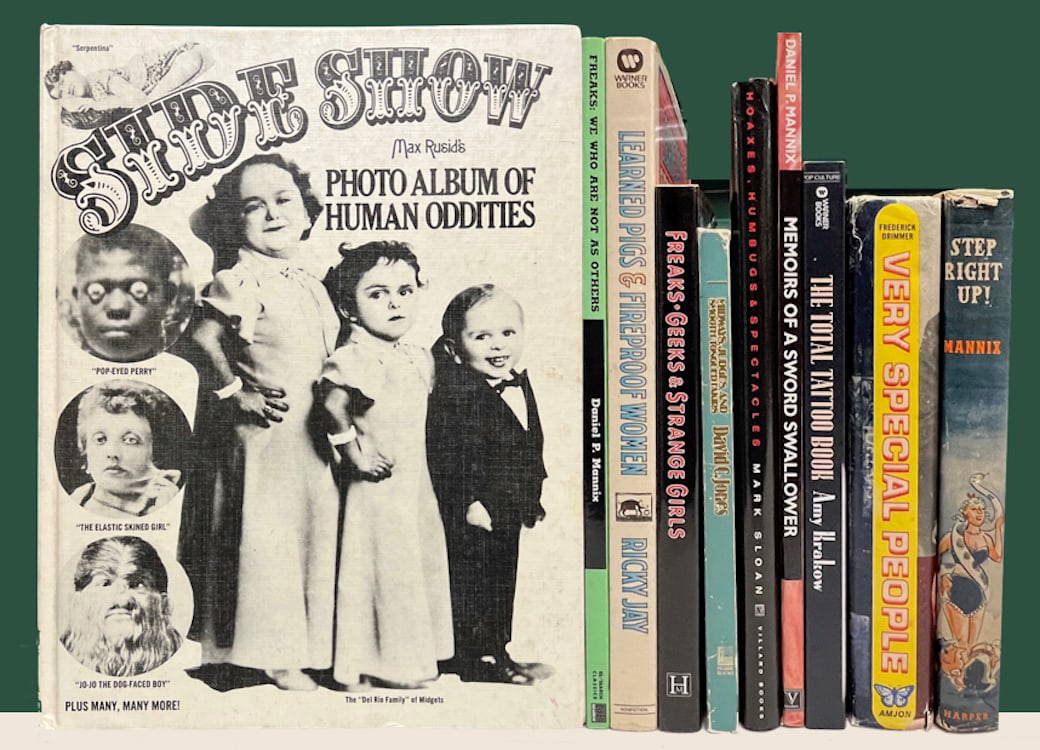 Side Show Books, Lot Of Ten Assorted Titles Auction