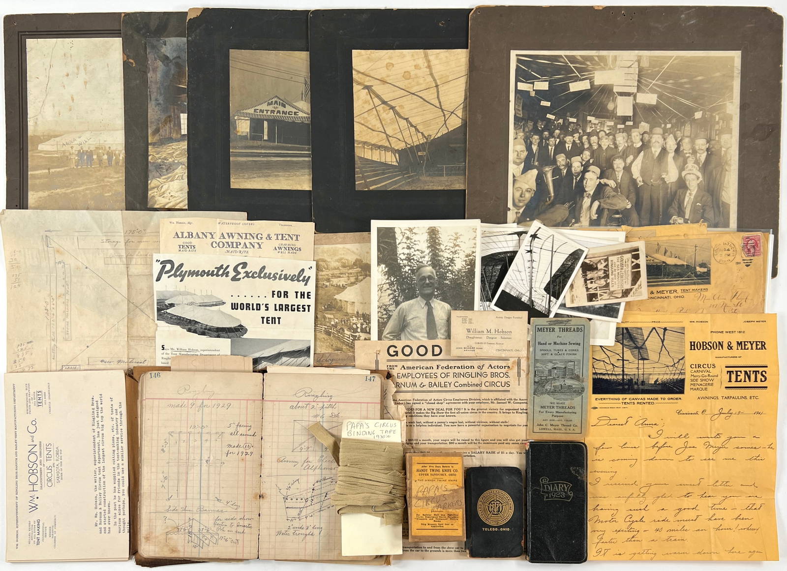 William Hobson Circus Memorbilia Auction