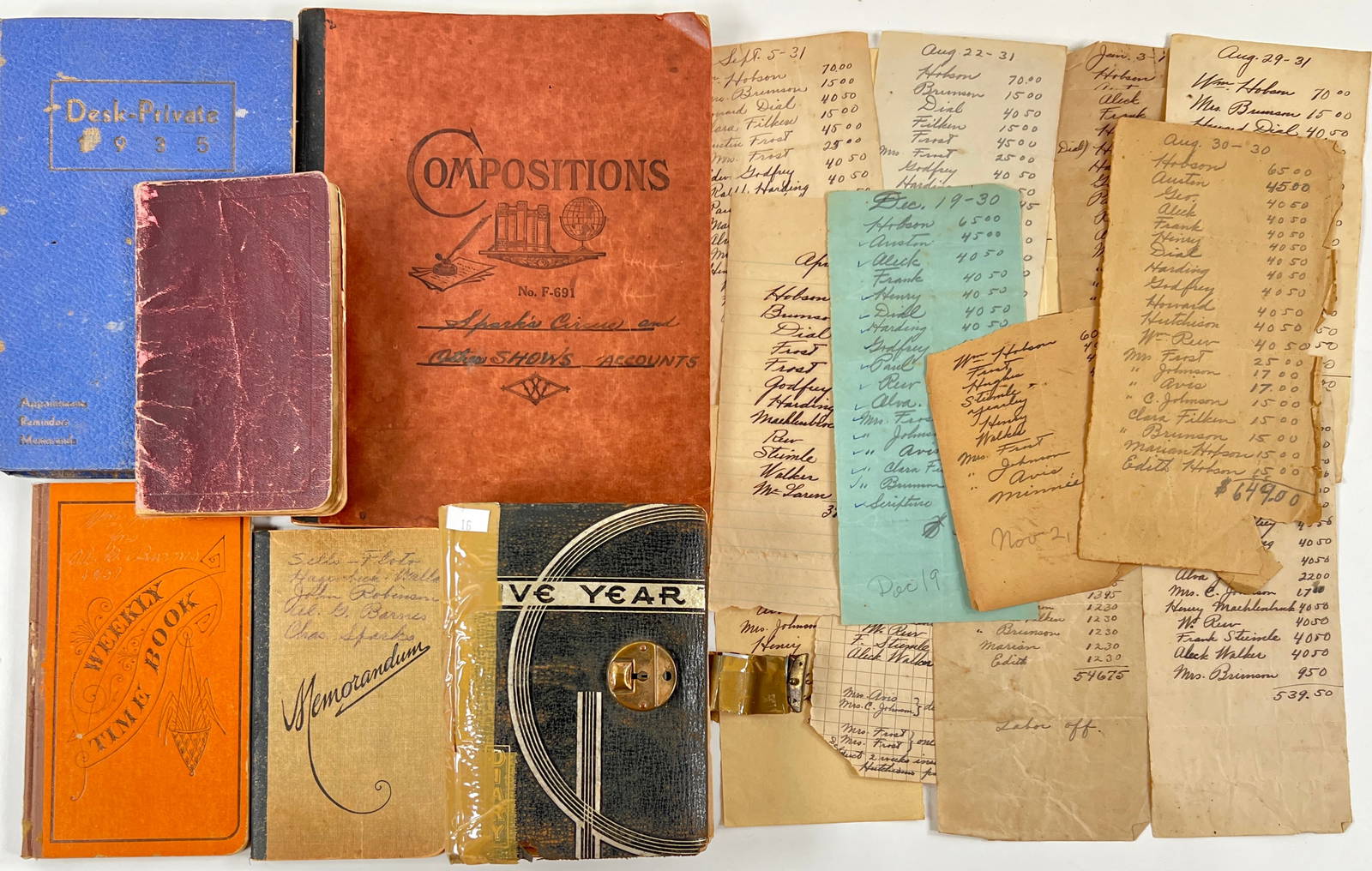 William Hobson Circus Memorabilia Auction