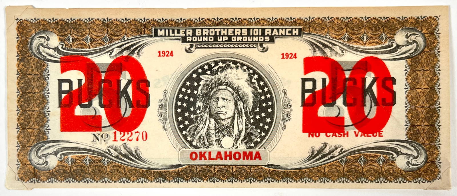 Miller Brothers 101 Ranch Scrip Auction