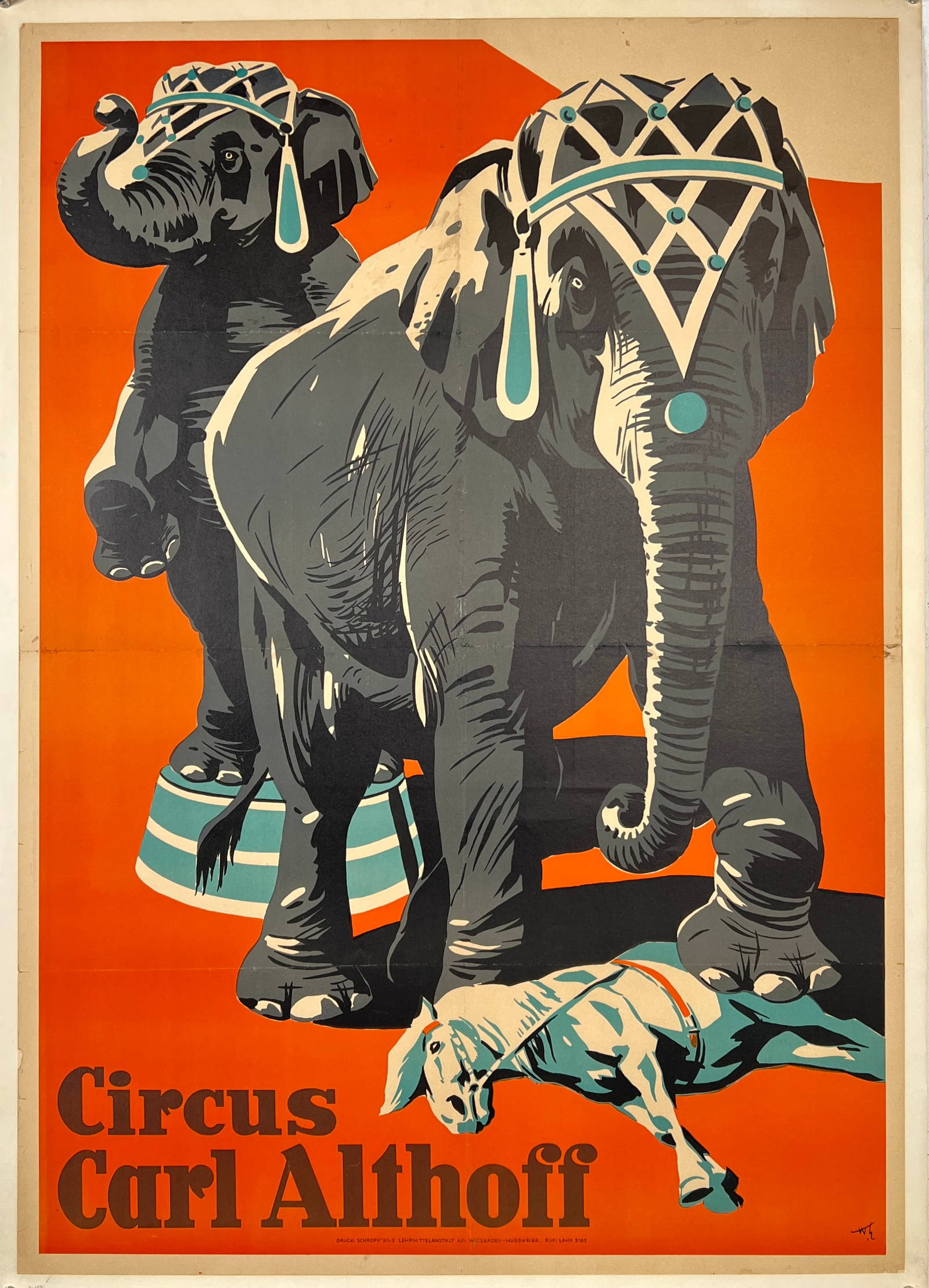 Circus Carl Althoff Poster Auction