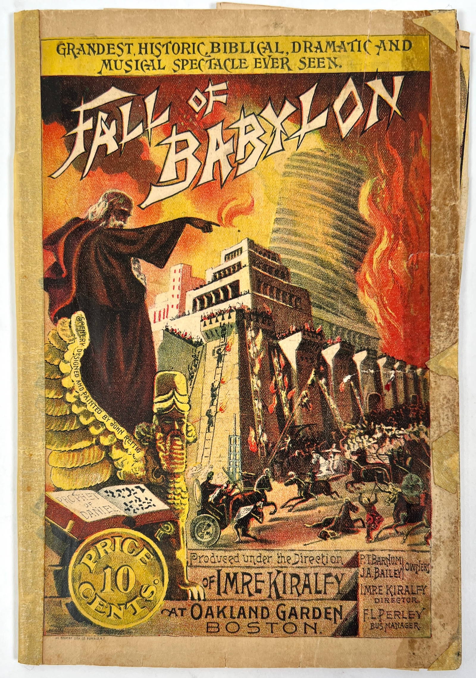 The Fall Of Babylon Program Auction