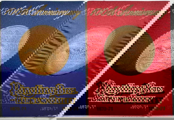 100th Anniversary Rbbb Circus Coins