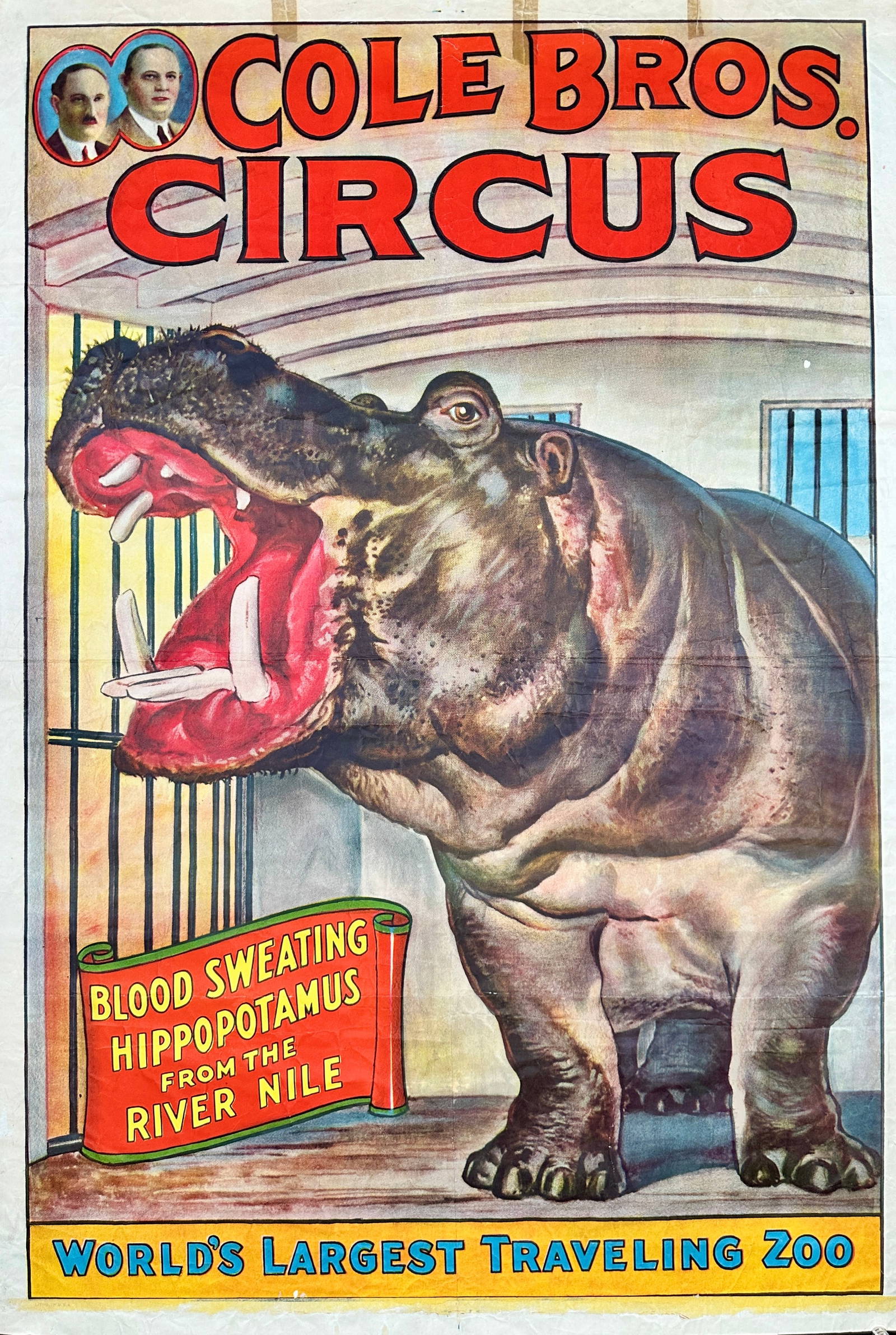Cole Bros. Circus Poster Auction