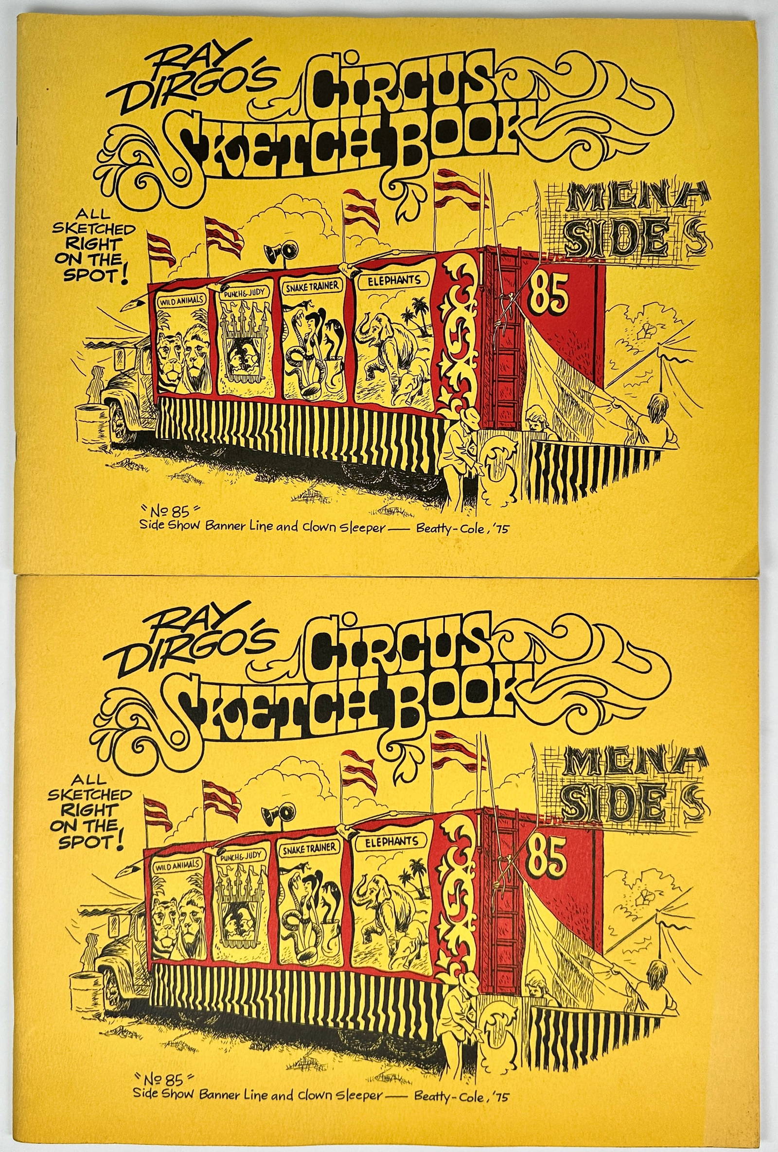 Ray Dirgo's Circus Sketchbook Auction