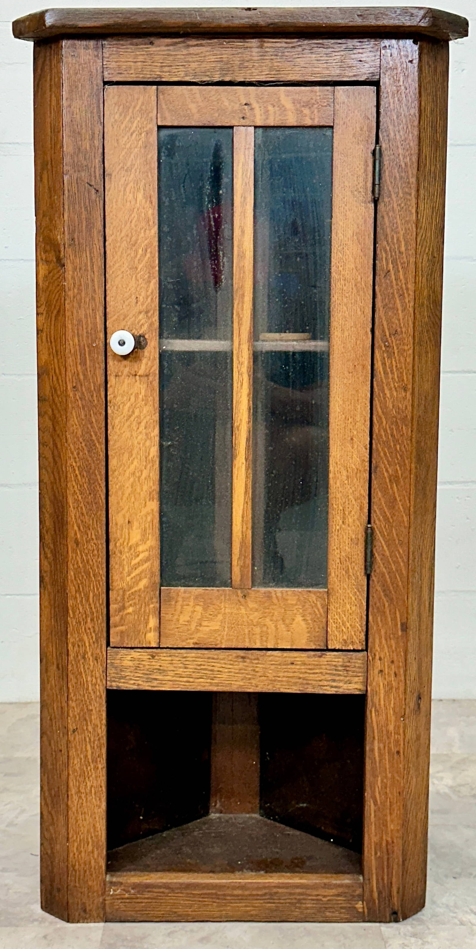 Antique Oak Corner Cabinet Auction