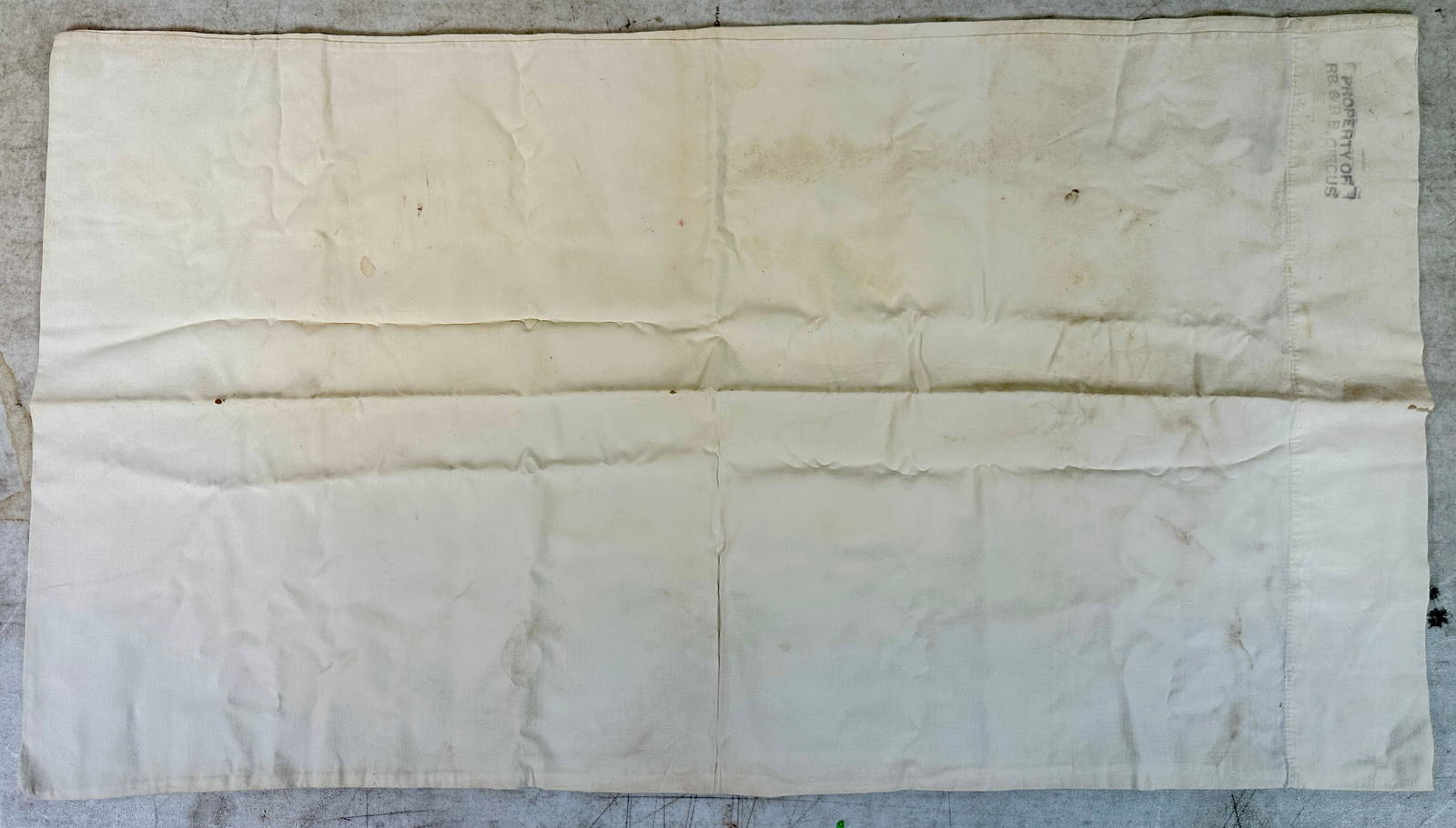 Ringling Bros. Barnum Bailey Circus Train Linen Auction