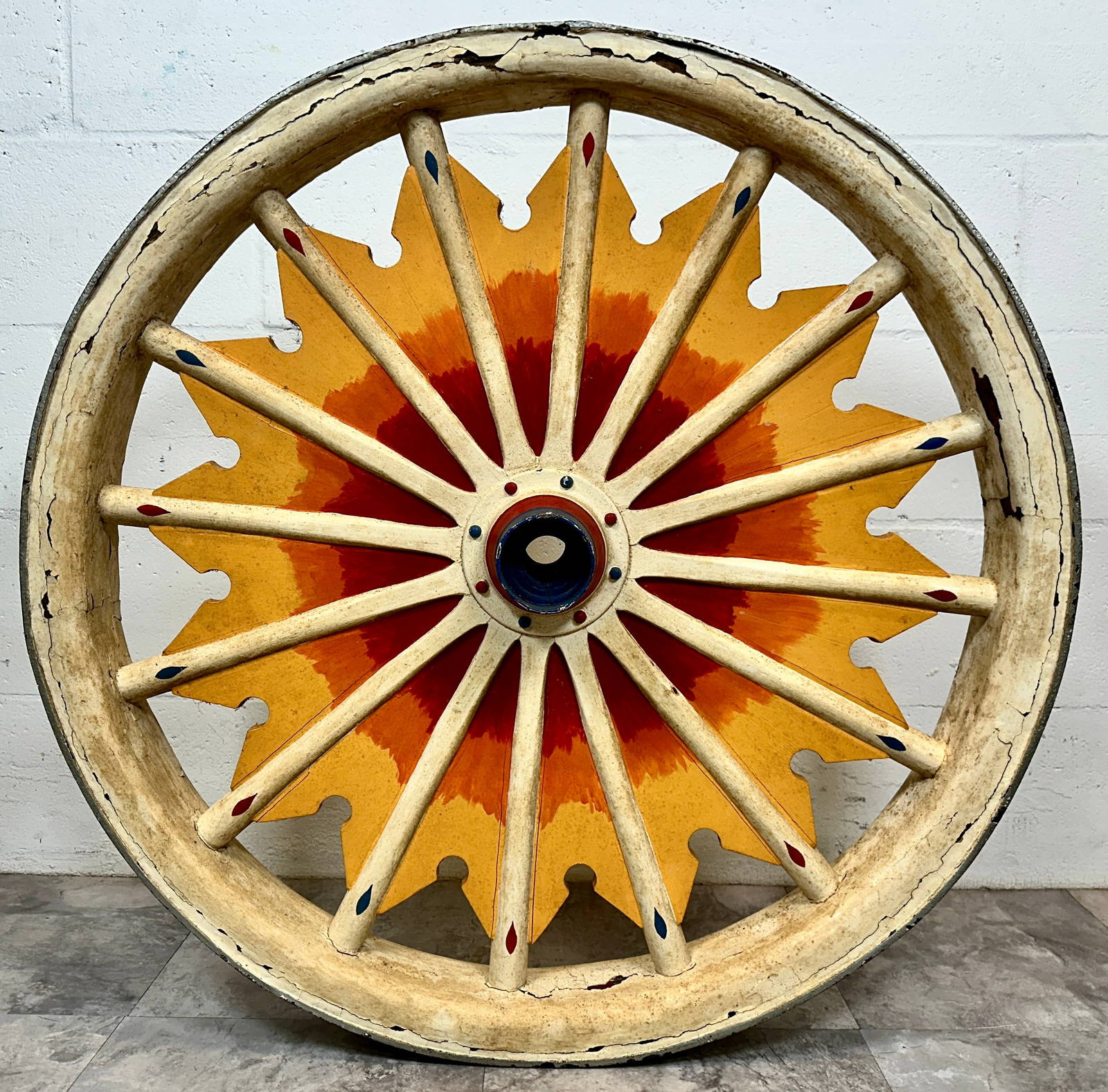 Old Circus Wagon Wheel Auction