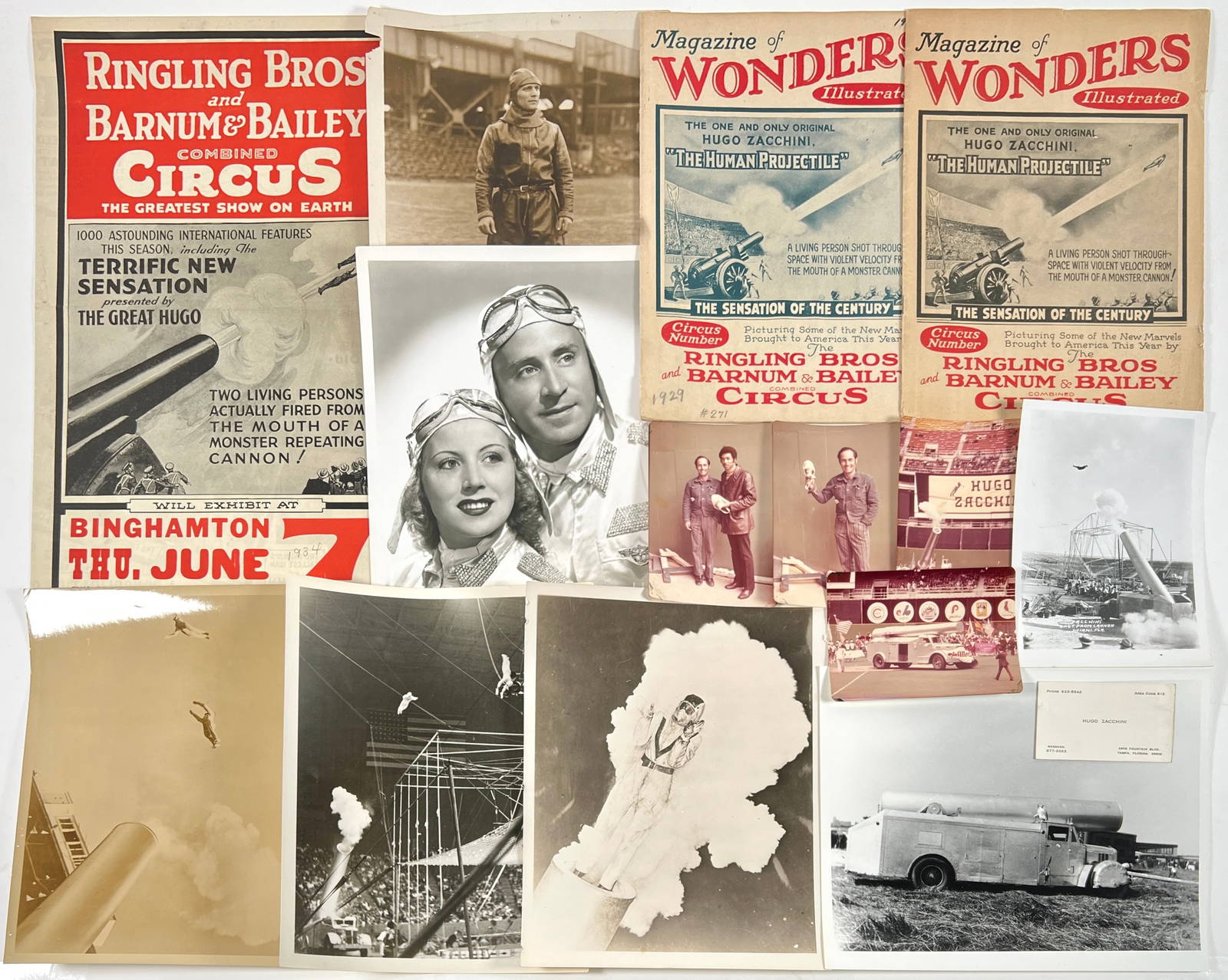 Human Cannonball - Hugo Zacchini Auction