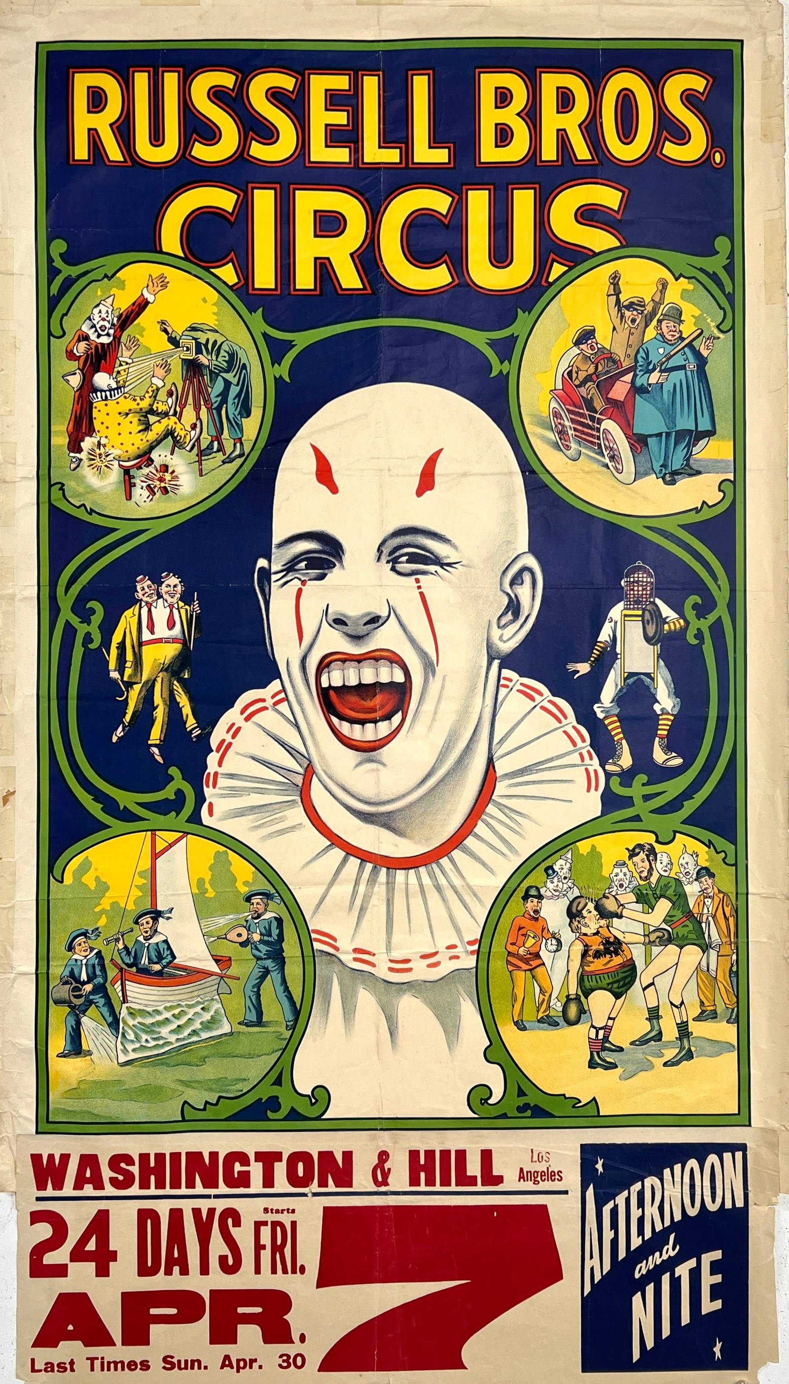 Russell Bros. Circus Poster Auction
