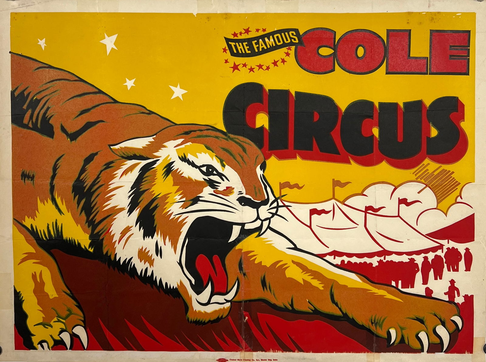 The Famous Dan Rice Circus Poster