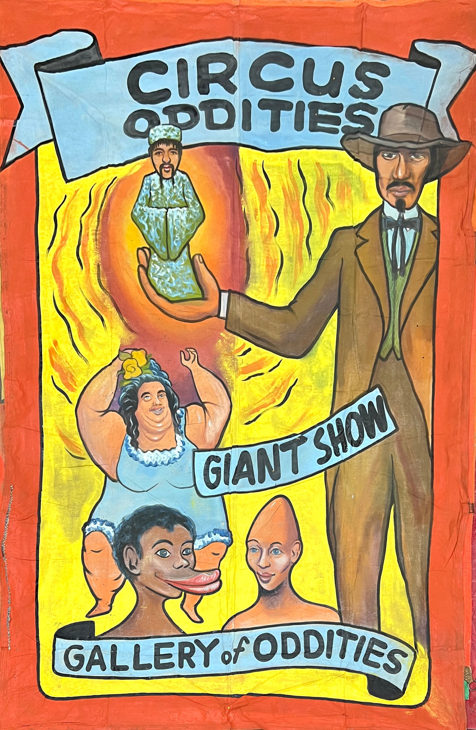 Sideshow Banner - Circus Oddities Auction