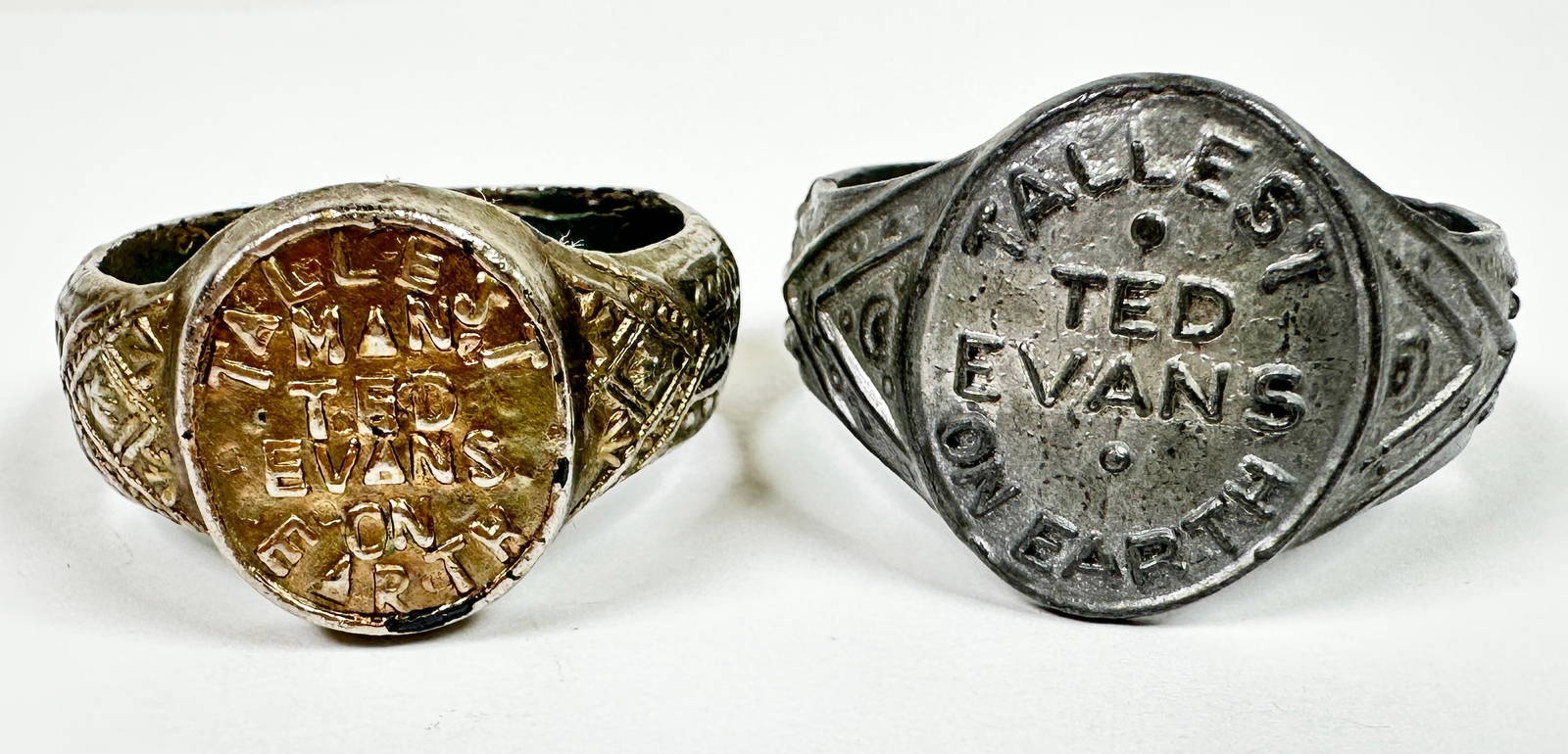 Ted Evans Sideshow Giant Rings Auction