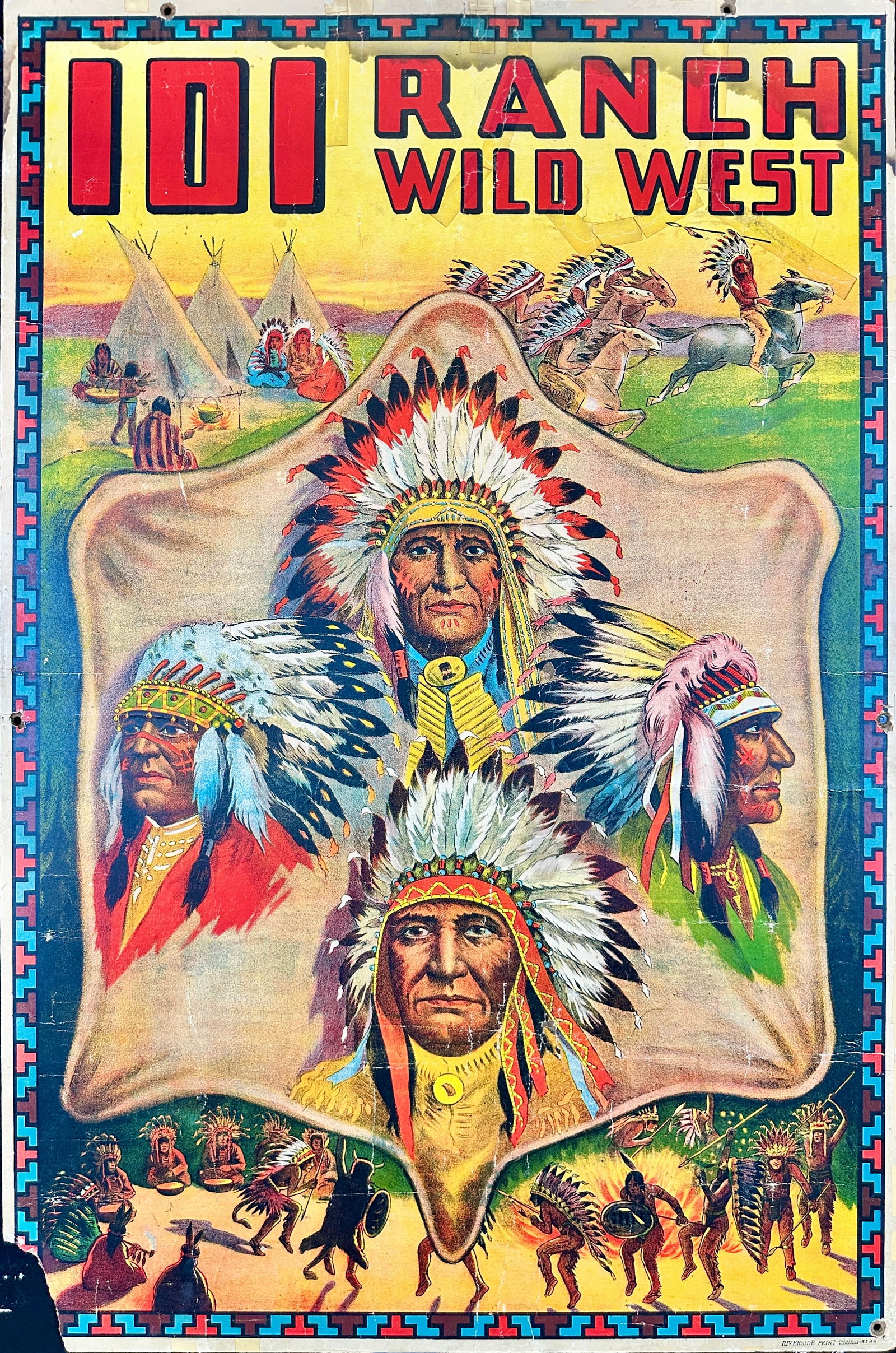 Miller Bros. 101 Ranch Wild West Poster Auction