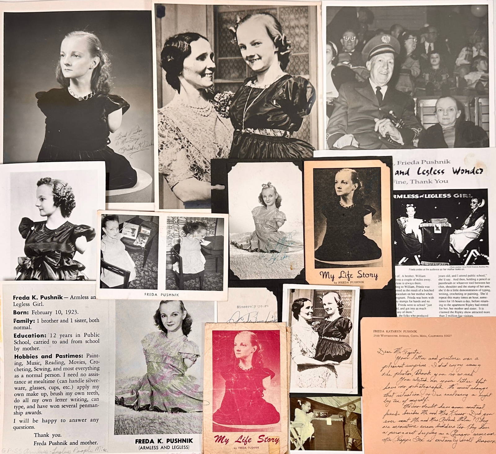 Frieda Pushnik Archive Auction