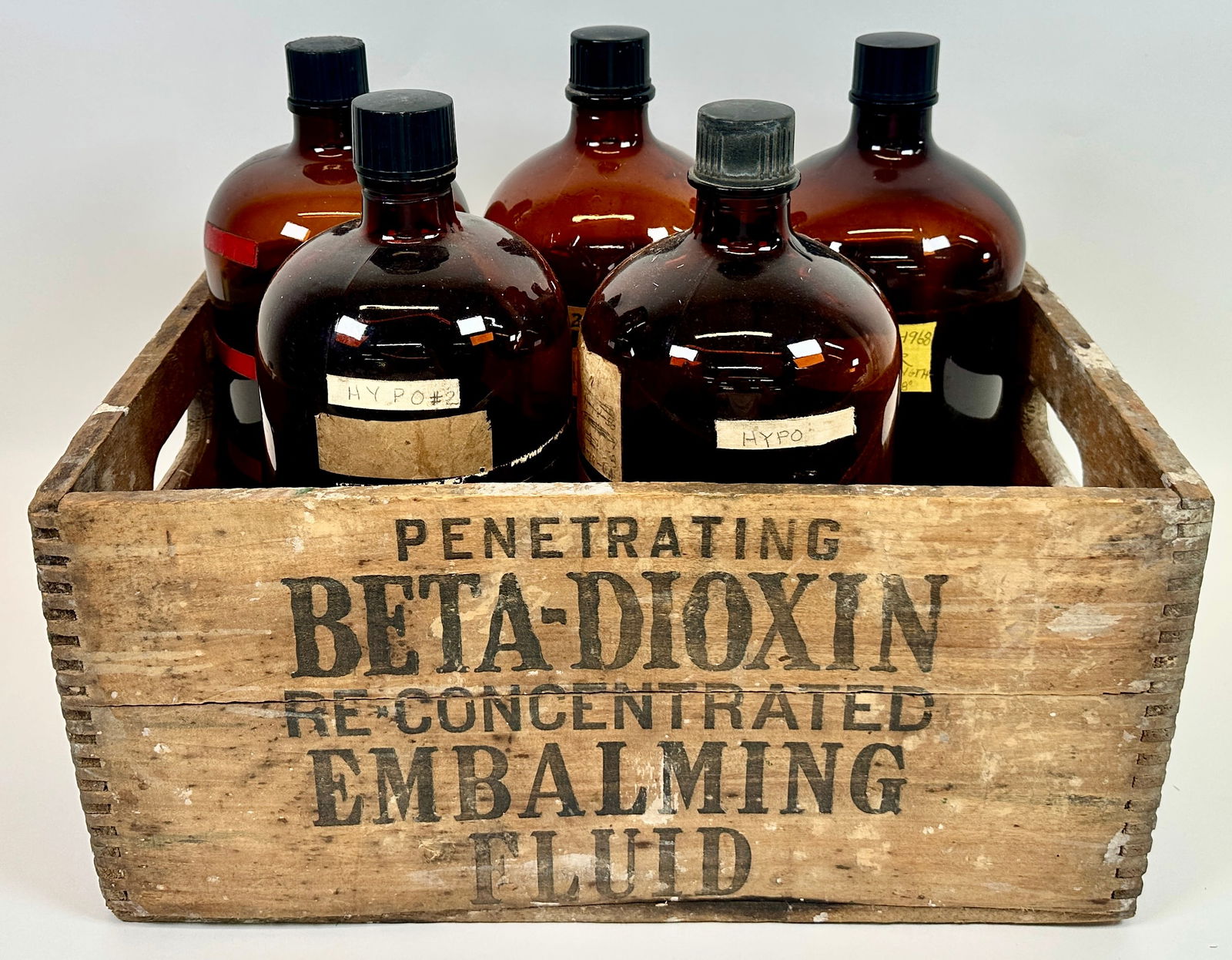 Embalming Fluid Bottles With Carton Auction