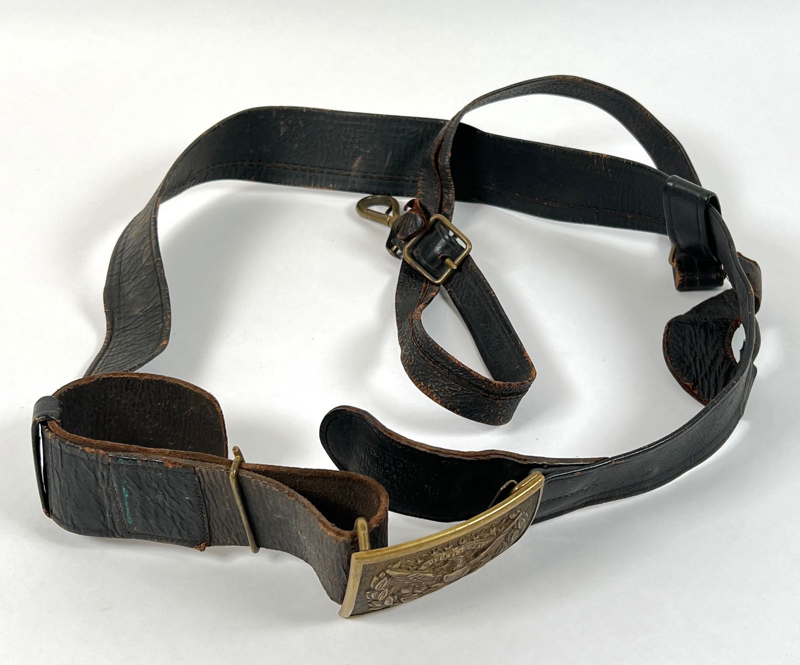 Civil War Era Officer's Sword Plate And Belt Auction