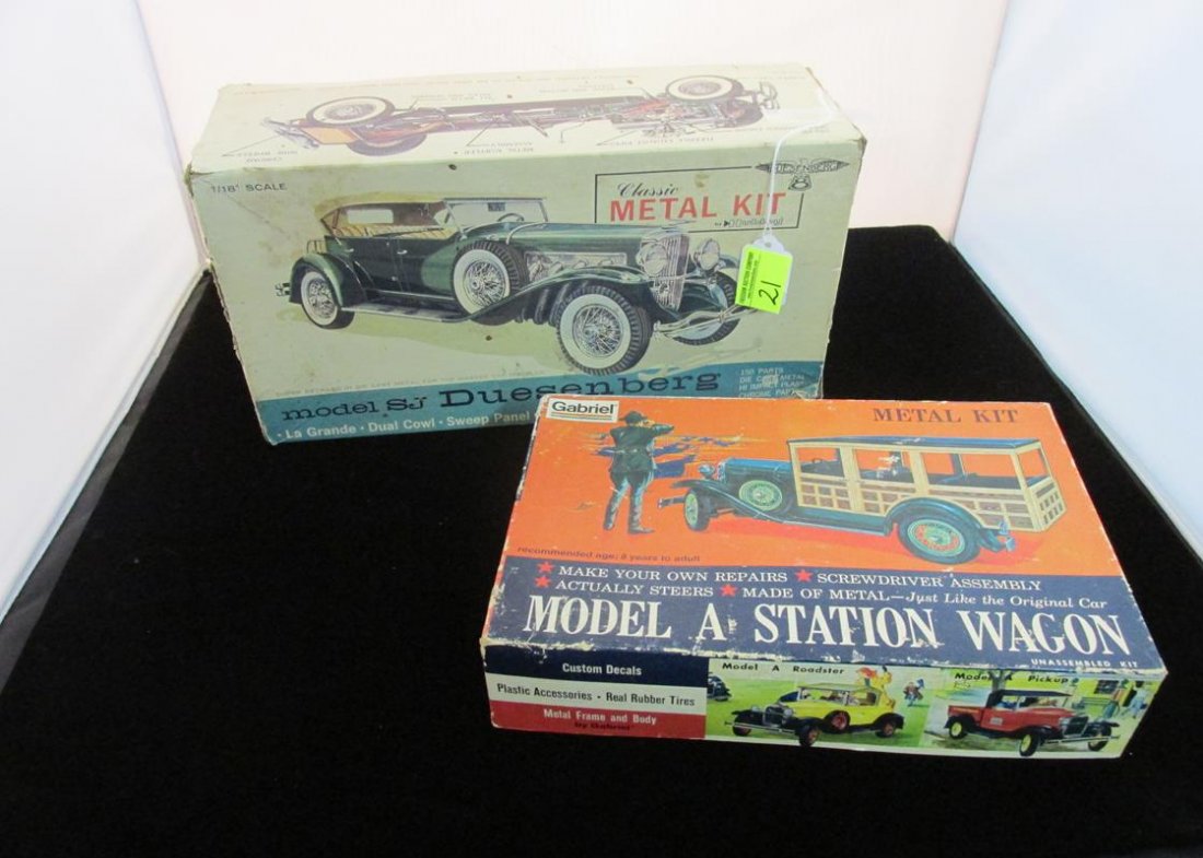 HUBLEY AND GABRIEL METAL CAR KITS