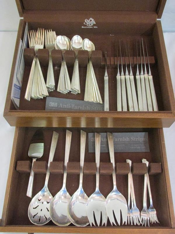 Steiff "diamond Star" Sterling Silver Flatware Set