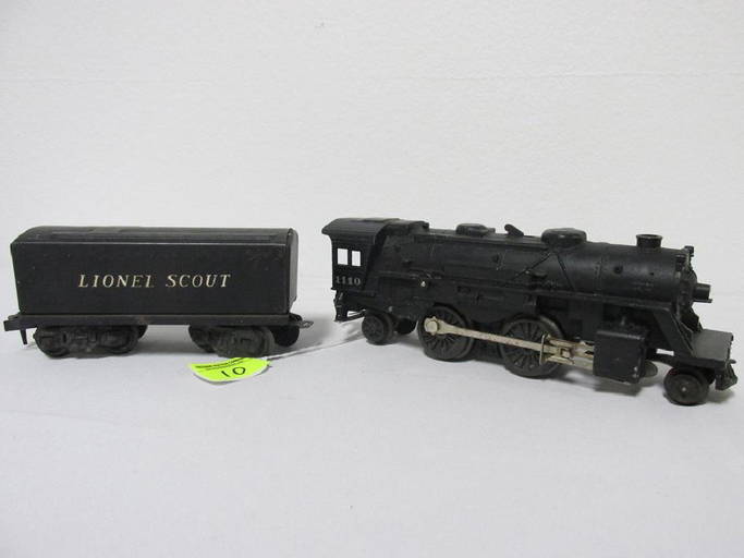 Lionel Train #1110 Locomotive & Scout Tender