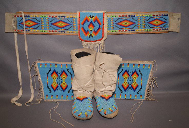 Ute Beaded Dance Set