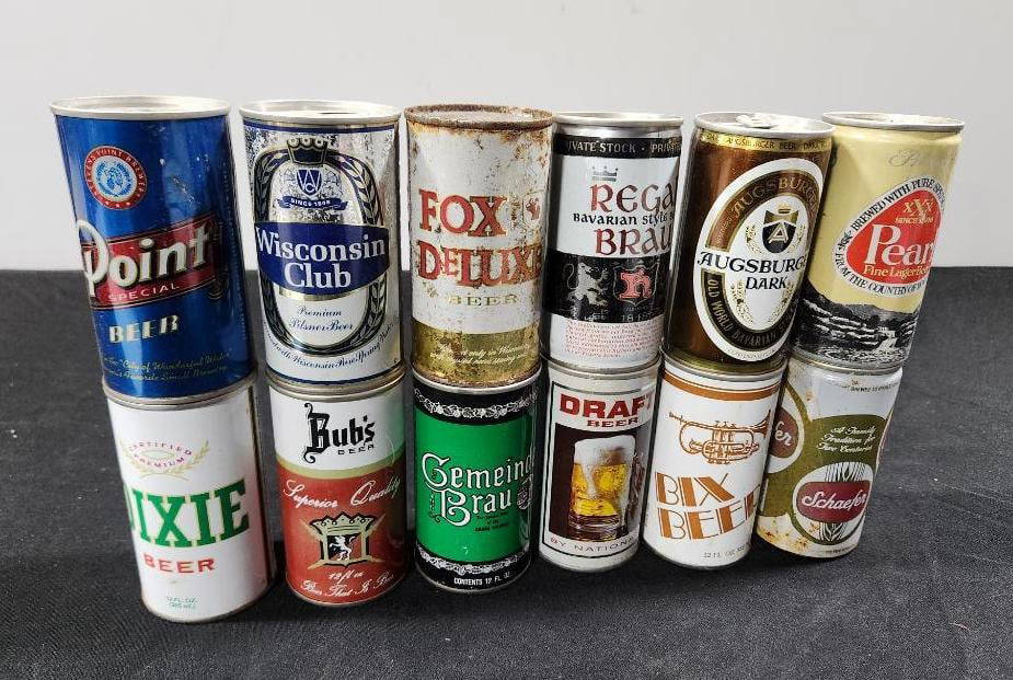 Vintage Beer Can Collection Auction