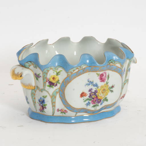 Rococo Style Porcelain Monteith