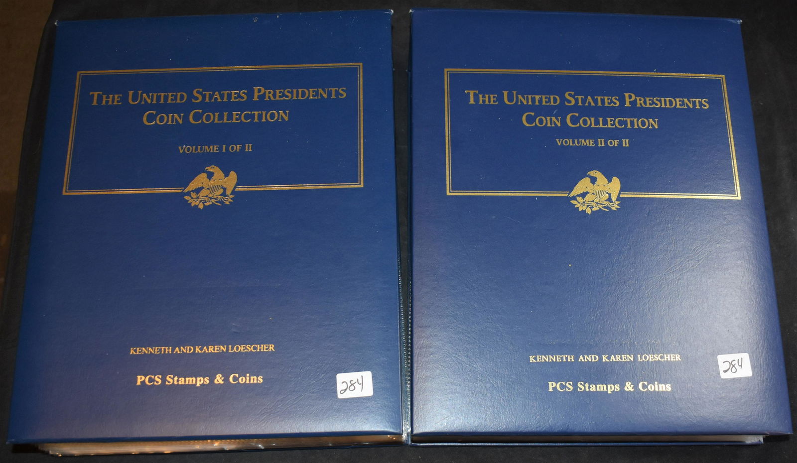 Vol. I & 2 U.s. Presidents Coin Collection
